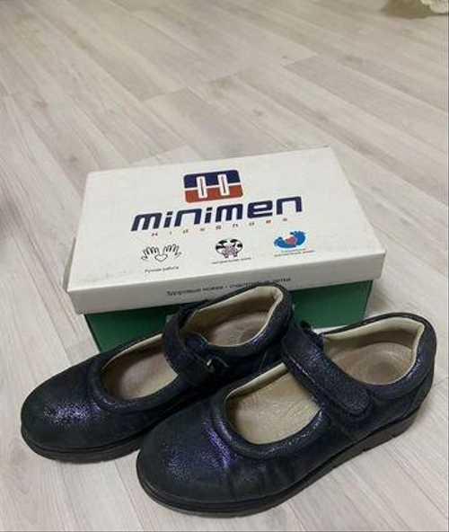 Туфли minimen для девочки 36 размер