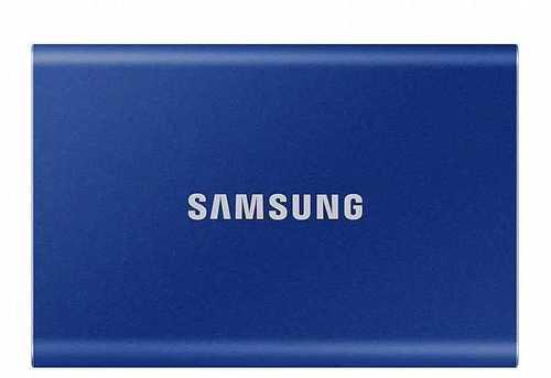 Внешний SSD Samsung T7 2Tb, синий (MU-PC2T0H/WW)