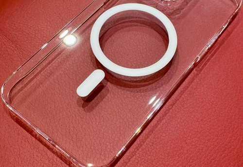 Чехол Apple MagSafe для iPhone 14 ProMax +стекло