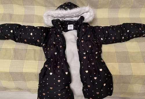 Куртка зимняя девочки 140