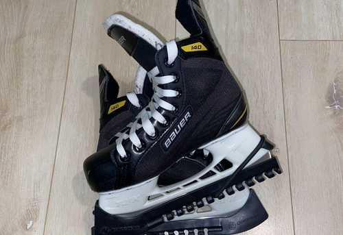 Коньки bauer supreme 140 (стелька 22,1 см)