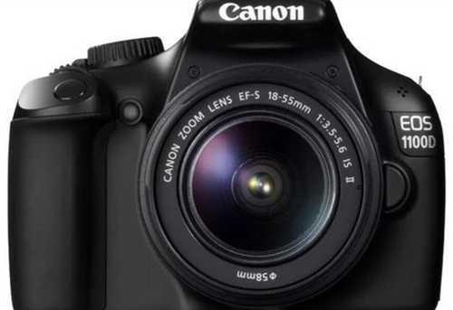 Зеркальный фотоаппарат canon eos 1100d