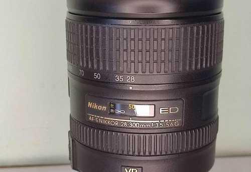 Объектив Nikon 28-300mm 3.5-5.6G ED VR AF-S Nikkor