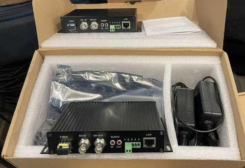 Конвертер SDI, Audio, LAN, RS485 to fiber