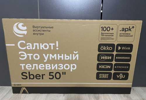 Новый Телевизор Сбер 50' Qled/Ultra HD/4K