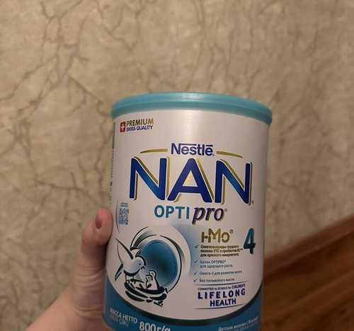 Детское питание смесь NAN opti pro 4