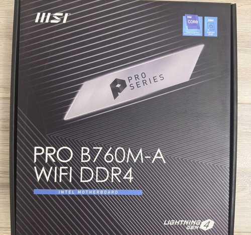 Msi Pro b760M-A Wifi DDR4