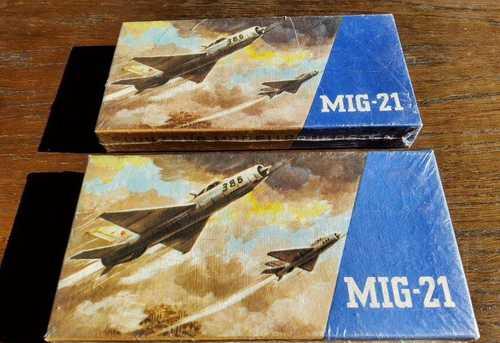 MIG21 миг21 сборная модель самолета гдр 60-70г.2шт