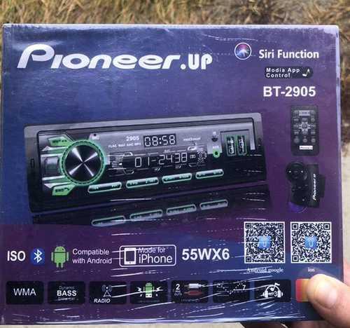 Автомагнитола pioneer с bluetooth 1 din