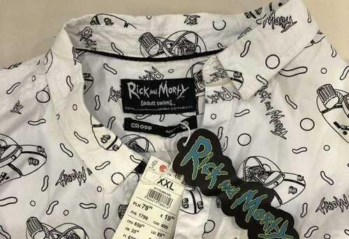 Рубашка Rick and Morti cropp оригинал рик и морти