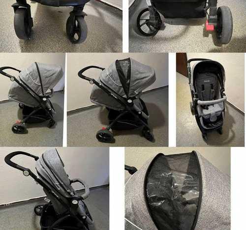 Коляска прогулочная babytone urban grey