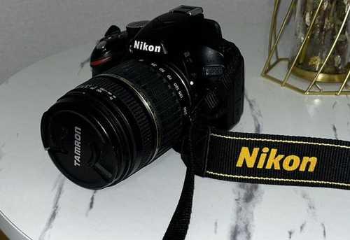 Зеркальный фотоаппарат nikon d3200 с сумкой