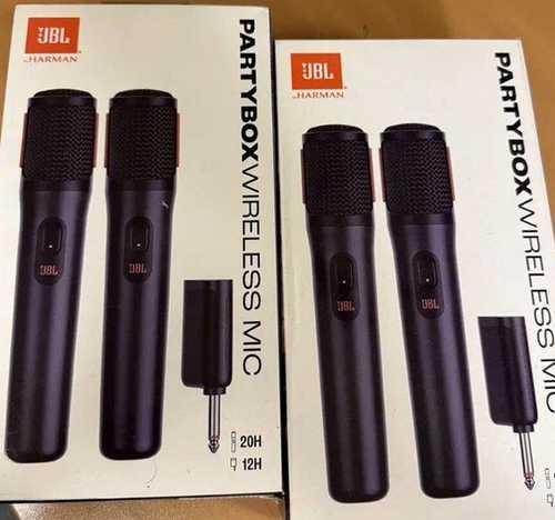 Беспроводные микрофоны Jbl partybox wireless mic