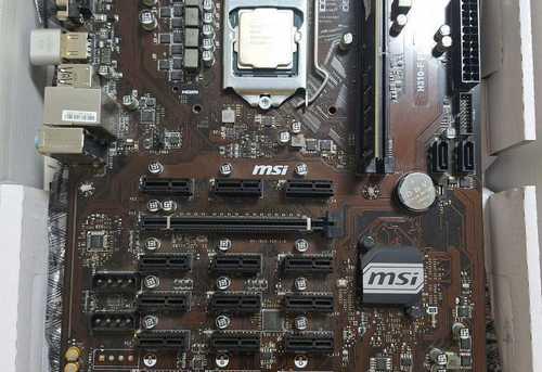 Комплект MSI H310-F Pro