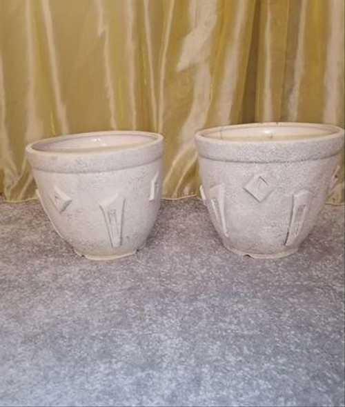 Горшок (вазон) керамический стиль античный