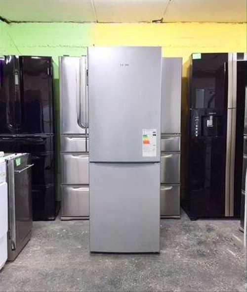 Холодильник серый двухкамерный бу Vestel