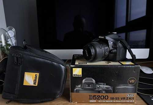 Nikon D5200 kit 18-55 VR II