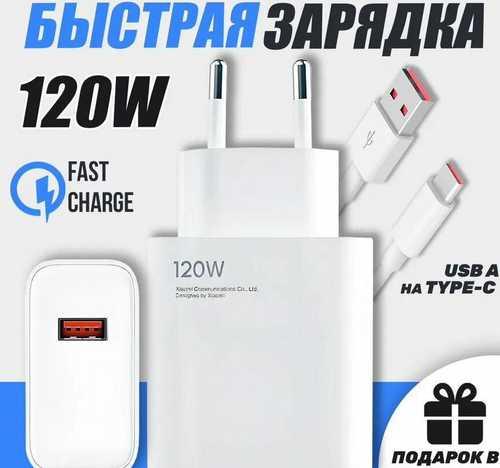 Зарядное устройство Блок Mi 120W   кабель USB-Type