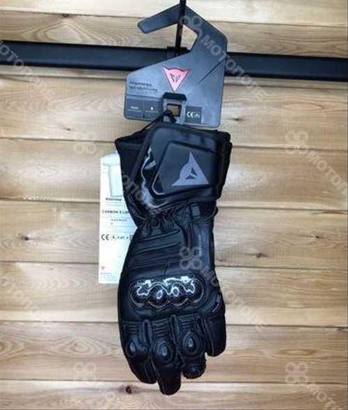 Перчатки длинные, кожа, carbon 3 long gloves, черн