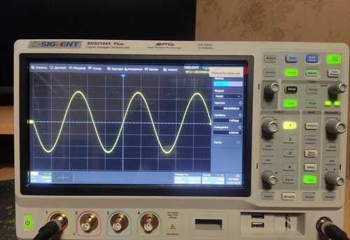 Siglent SDS2104X Plus, 100 мгц, 2 Гвыб/с4CH