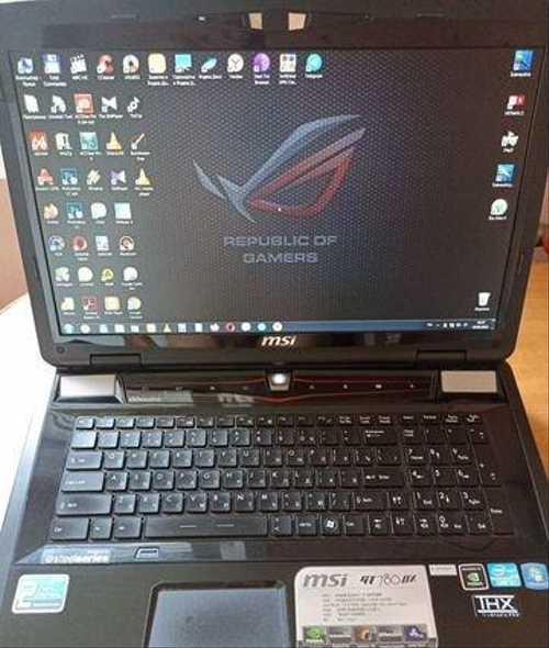 Игровой ноутбук MSI GT780DX экран 17"