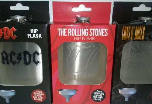 Фляги AC\DC Rolling Stones Guns N Roses