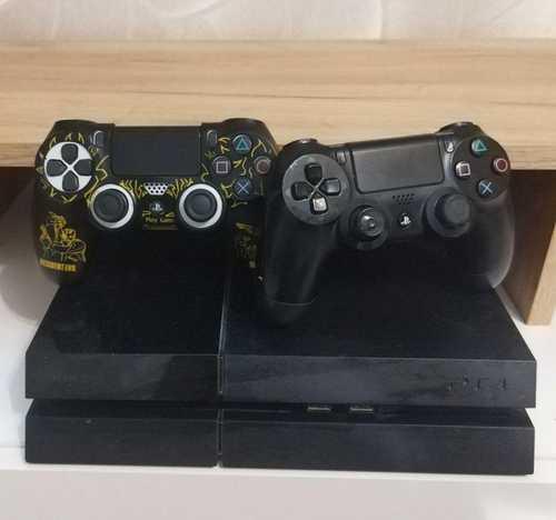 Sony PlayStation 4, 500 гб, 2 геймпада
