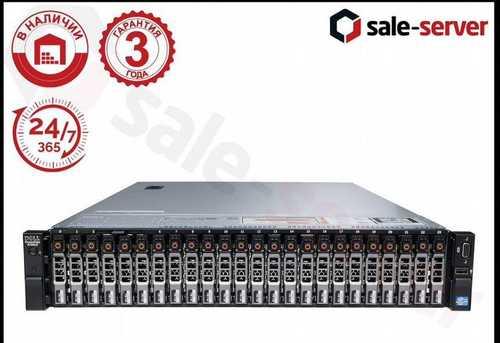 Сервер dell R720xd 26SFF 2x E5-2670 96GB 750W