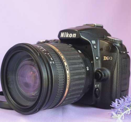 Nikon D90 kit Tamron 17-50 f2.8 нюанс