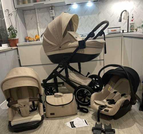 Коляска Luxmom 3 в 1. Отличное состояние