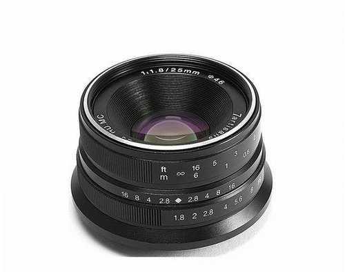 Объектив 7Artisans 25mm F1.8 Micro 4/3 черный