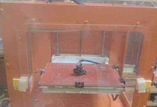 3D принтер с двойном экструдером, закрытой камерой