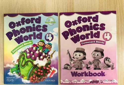 Oxford Phonics World 4 набор учебник и тетрадь