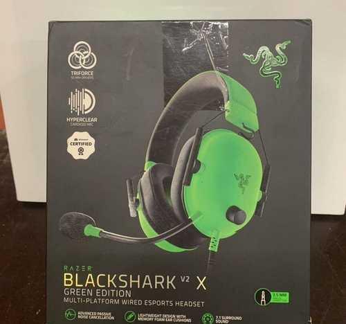 Игровые наушники razer blackshark v2 x