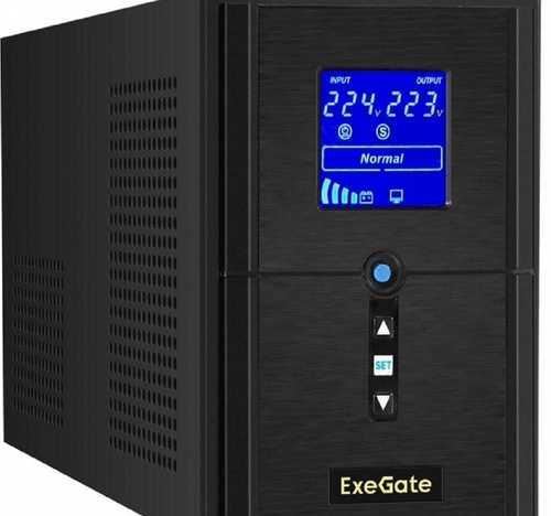 Exegate EX295982RUS ибп (инвертор, синус, для котла) ExeGate SineTower SN-1500.LCD.AVR.2SH.1C13.USB