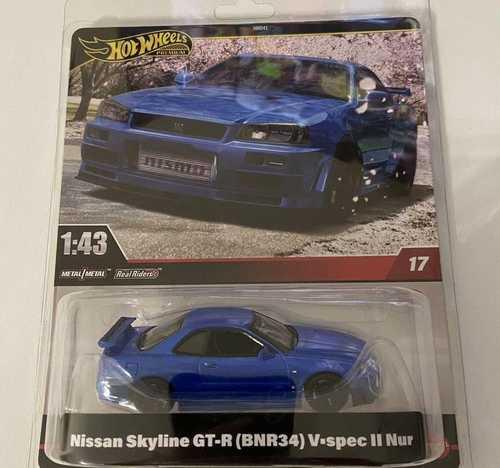 Hot wheels premium nissan skyline gtr