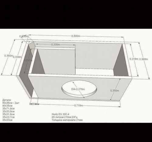 Короб под саббуфер