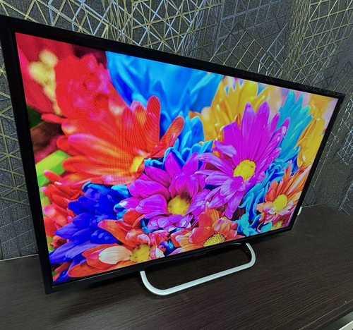 Большой яркий LED TV Ok 81см hdmi USB