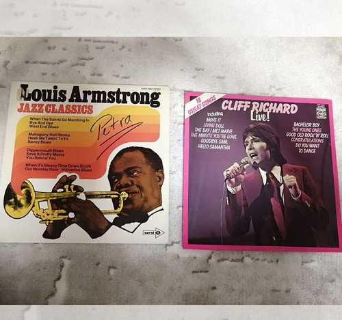 Louis Armstrong, Cliff Richard, джаз на LP