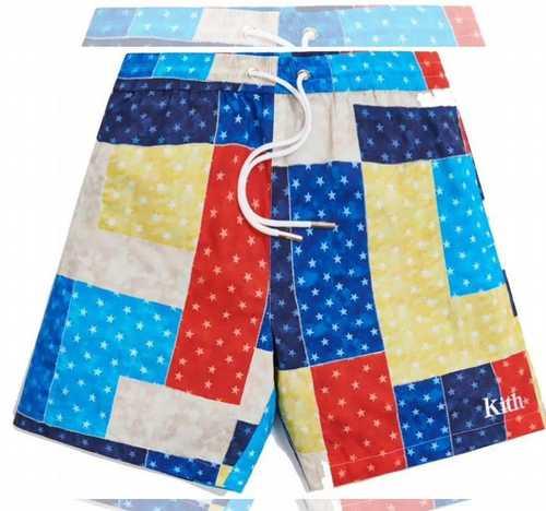 Kith Mixed Stars Hardaway Short оригинал