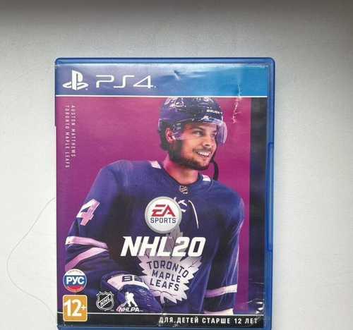 Диск NHL 20 на ps4