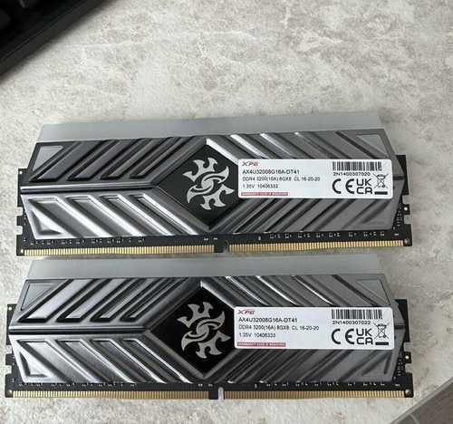 Оперативная память DDR4 adata 16GB (2x8GB)