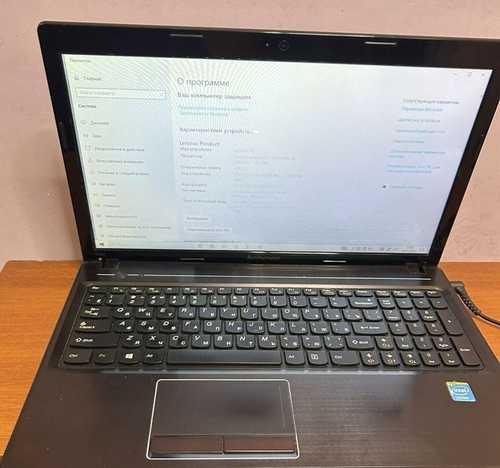 Ноутбук lenovo g580