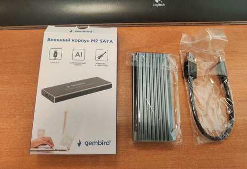 Внешний корпус для SSD M2 Gembird EEM2-sata-1