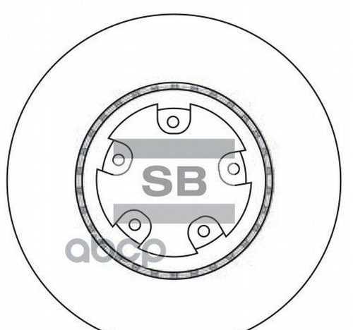 Диск тормозной передний Porter SD1034 Sangsin