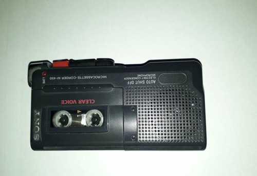 Диктофон кассетный sony microcassette-corder M-450