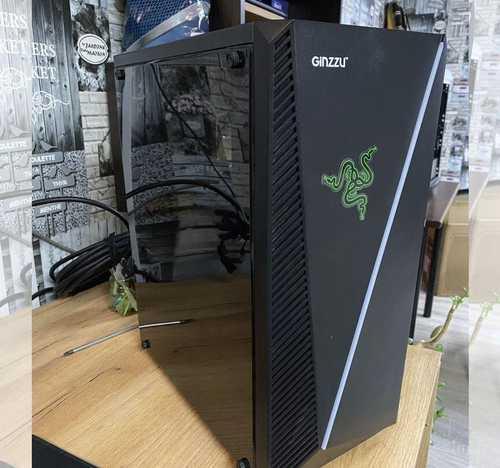 Корпус Ginzzu SL150   бп Zalman 600w серебро