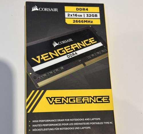 Оперативная память Corsair vengeance ddr4 32gb