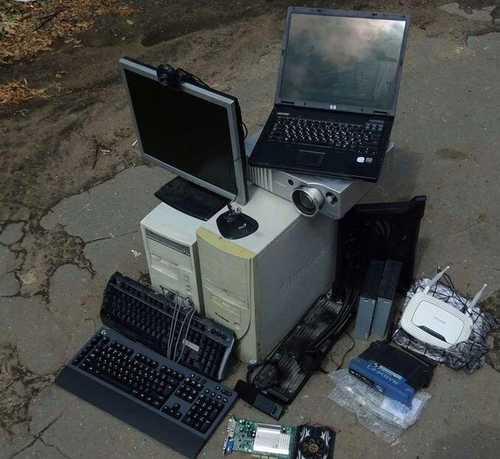 Компьютеры бу, ноутбук, проектор, монитор