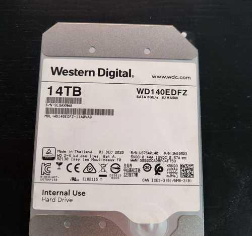 Жесткий диск Western Digital 14TB